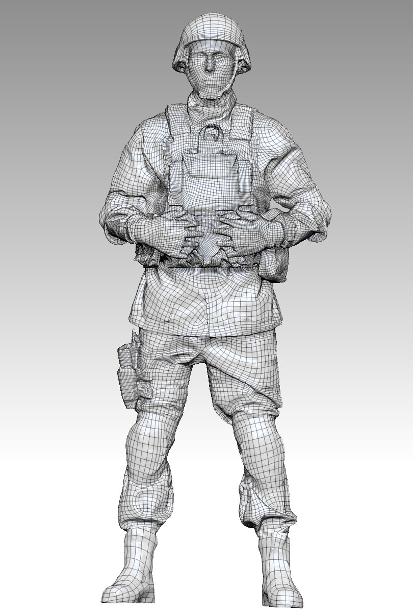 ArtStation - Fully equipped American soldier 139 | Game Assets