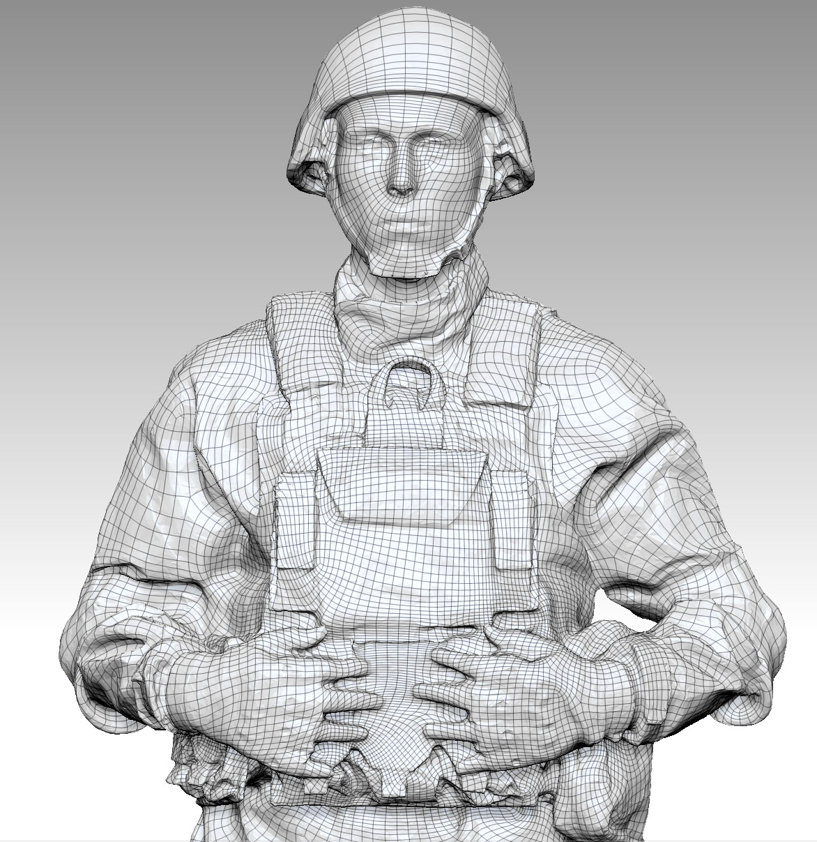 ArtStation - Fully equipped American soldier 139 | Game Assets