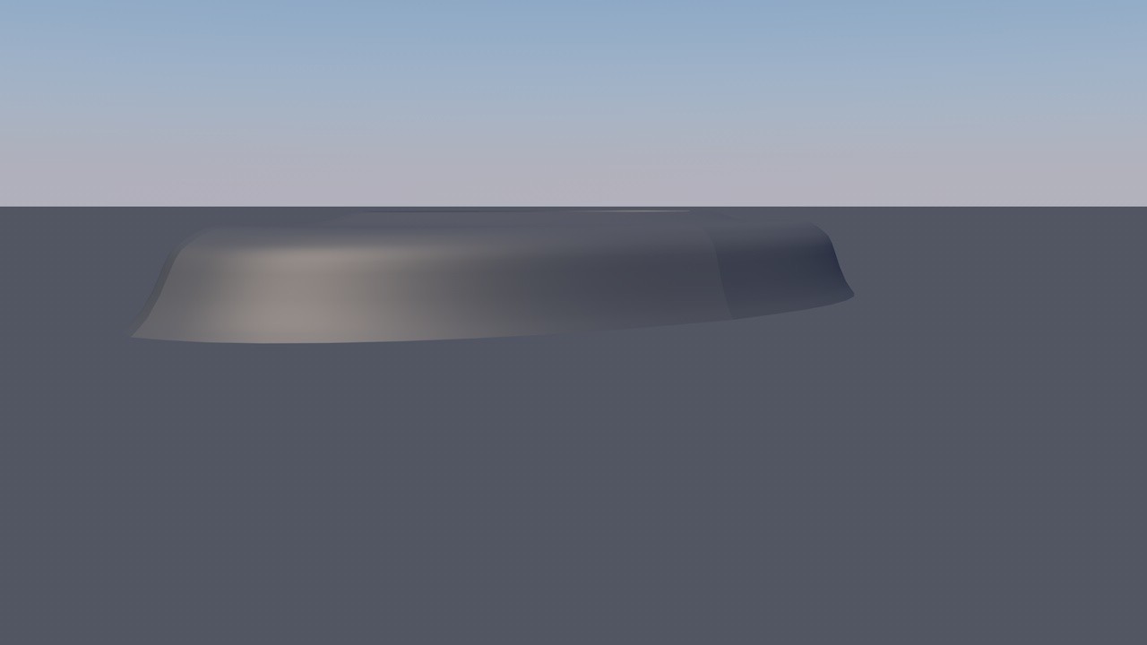 ArtStation - Oval Public Seat 3D Model | Resources