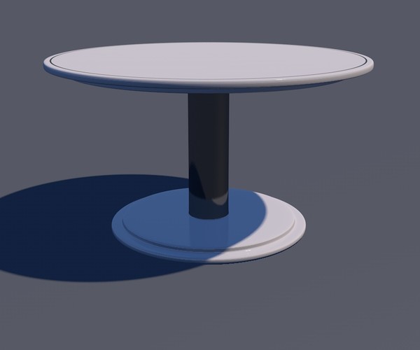 ArtStation - Round Dining Table Special Set 3D Model | Resources