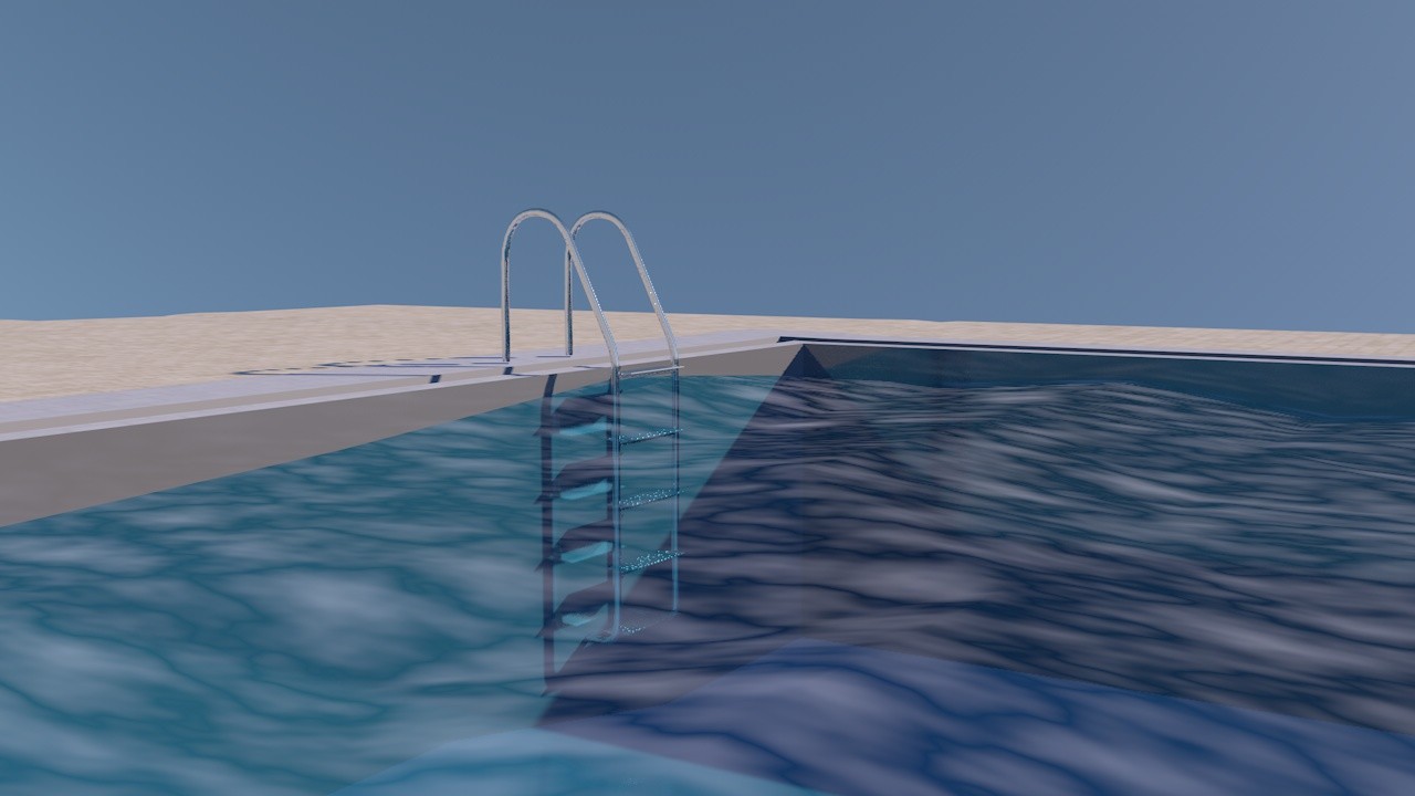 ArtStation - Pool Ladder 3D Model | Resources
