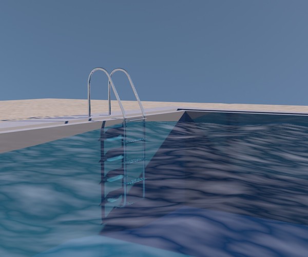 ArtStation - Pool Ladder 3D Model | Resources