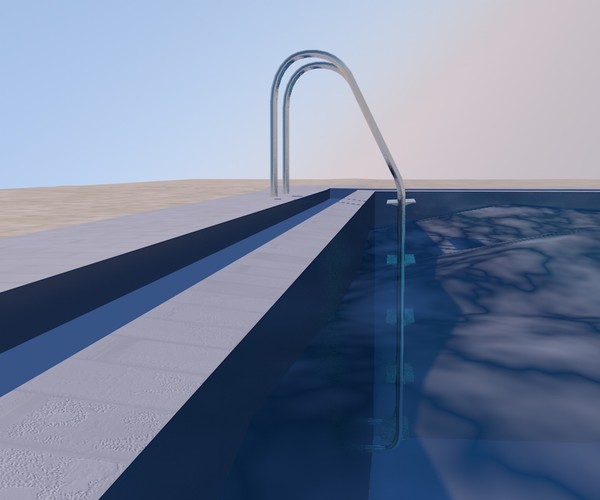 ArtStation - Pool Ladder 3D Model | Resources