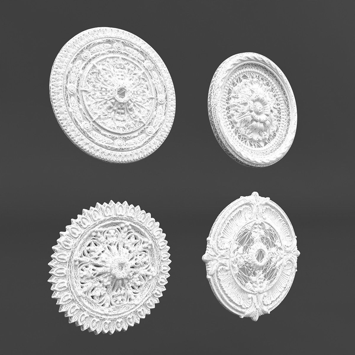 ArtStation - classic ceiling pattern 01 | Resources