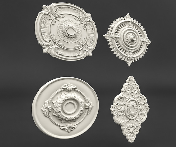 ArtStation - Classic Ceiling Pattern 02 | Resources