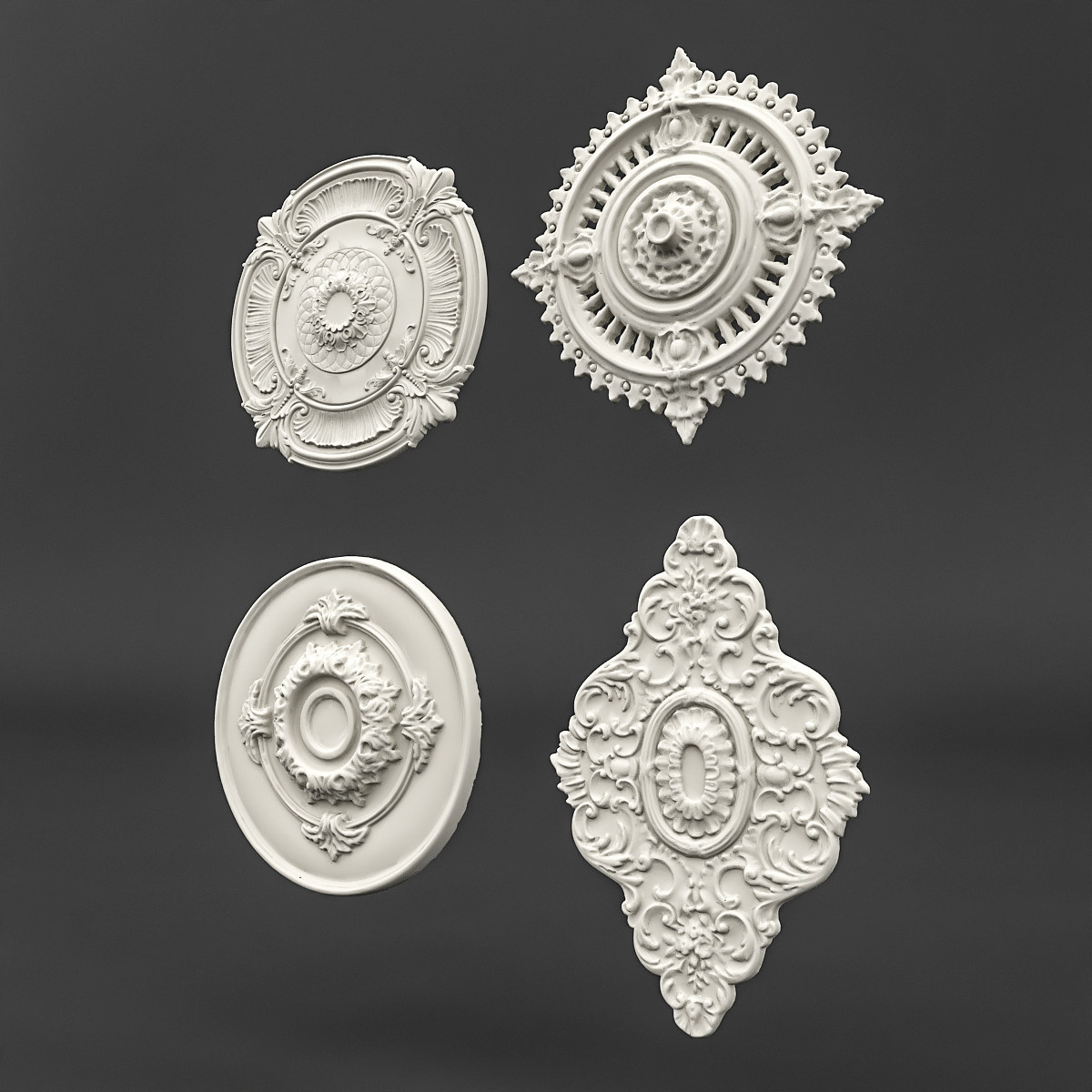 ArtStation - Classic Ceiling Pattern 02 | Resources