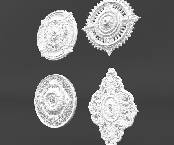 ArtStation - Classic Ceiling Pattern 02 | Resources