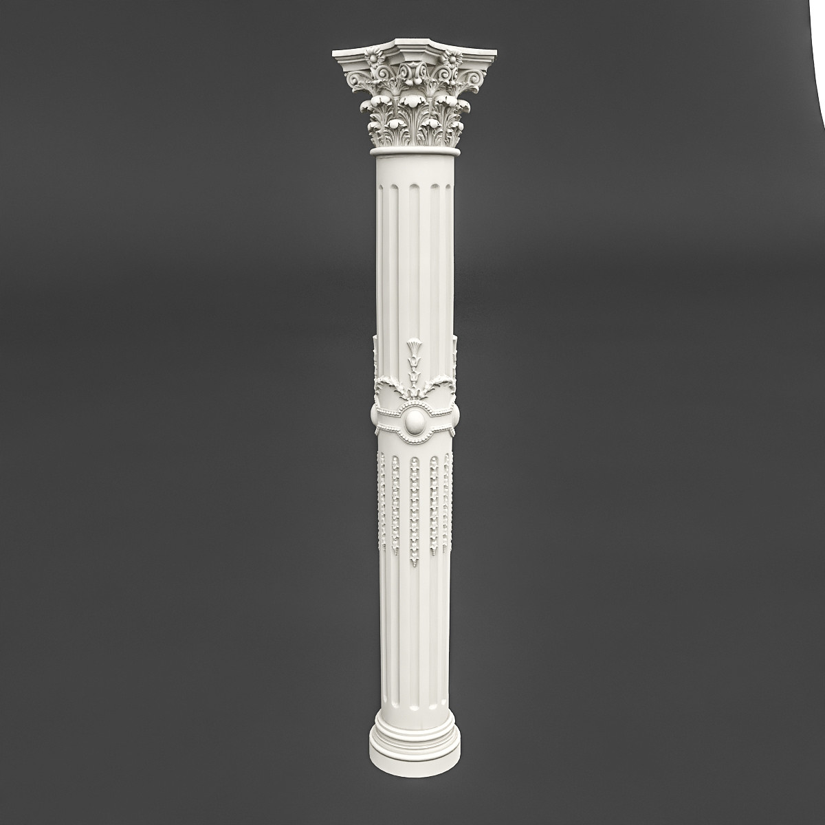 ArtStation - classic pattened column 01 | Resources
