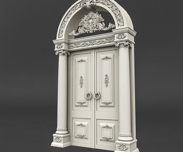 ArtStation - classic patterned door 06 | Resources