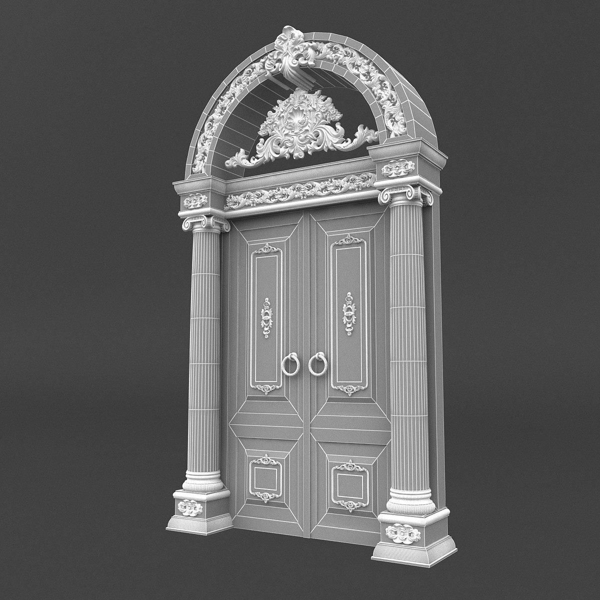 ArtStation - classic patterned door 06 | Resources