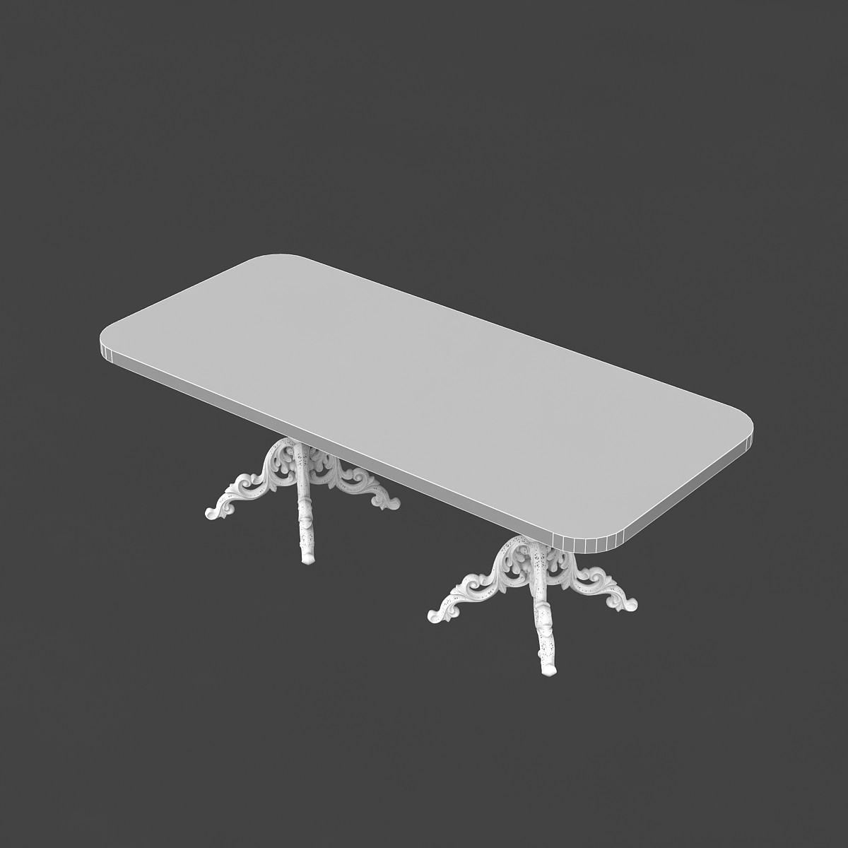 ArtStation - classic patterned table 01 | Resources