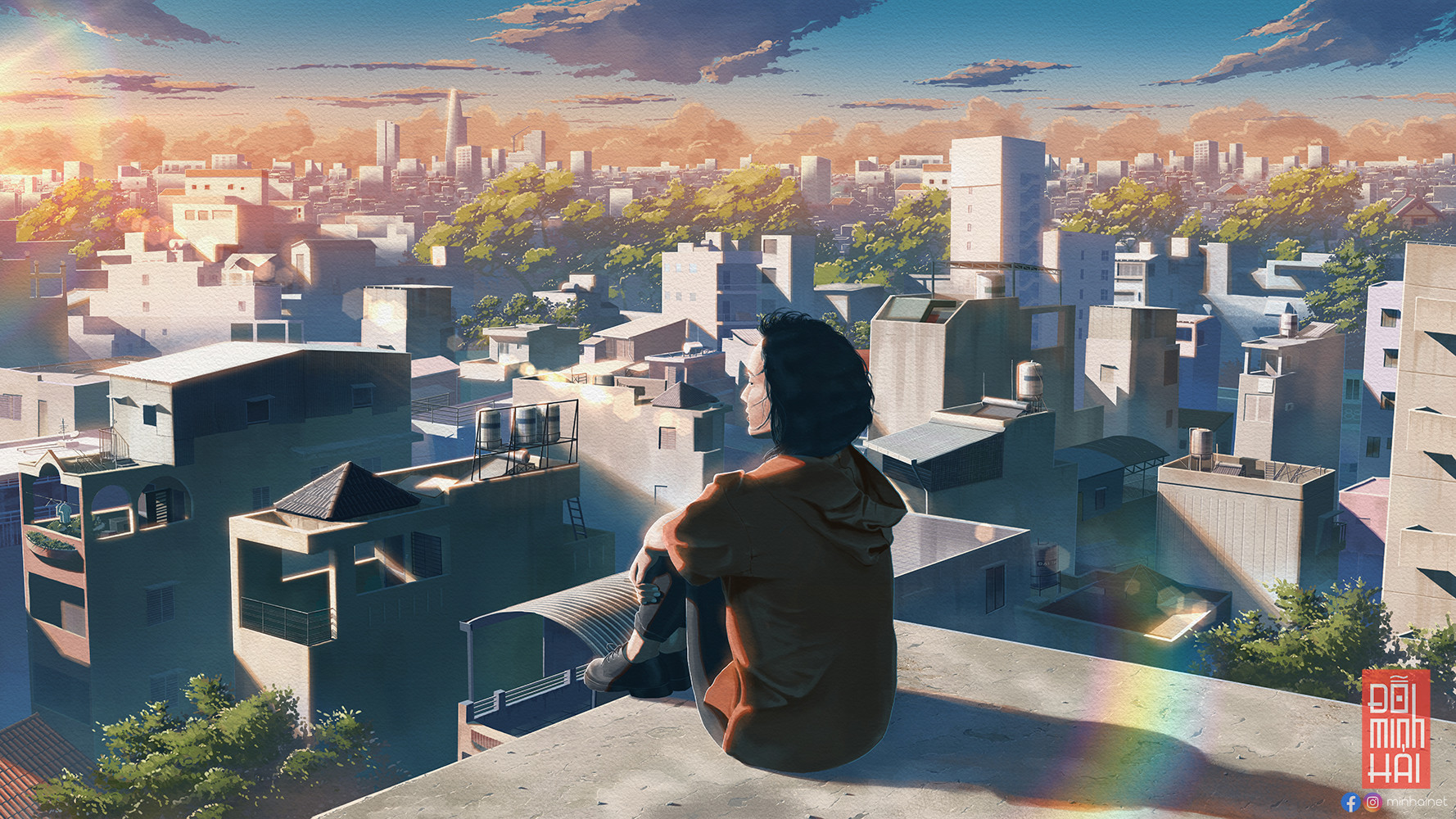 ArtStation - A view of Saigon Vietnam original files | Artworks