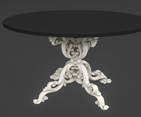 ArtStation - classic patterned table 02 | Resources