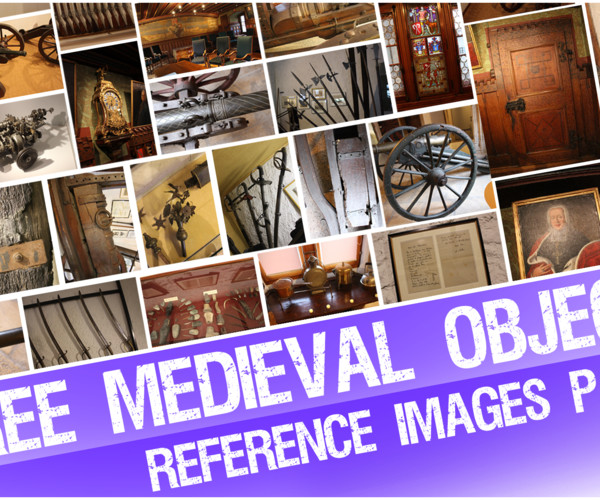 ArtStation - FREE Medieval Objects Part 5 | Resources