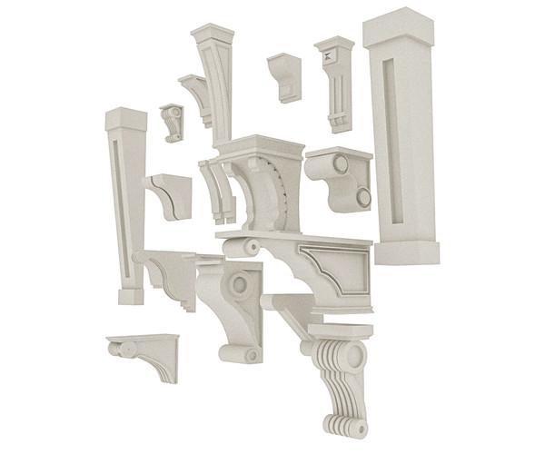 ArtStation - 3D Molding Models | Resources