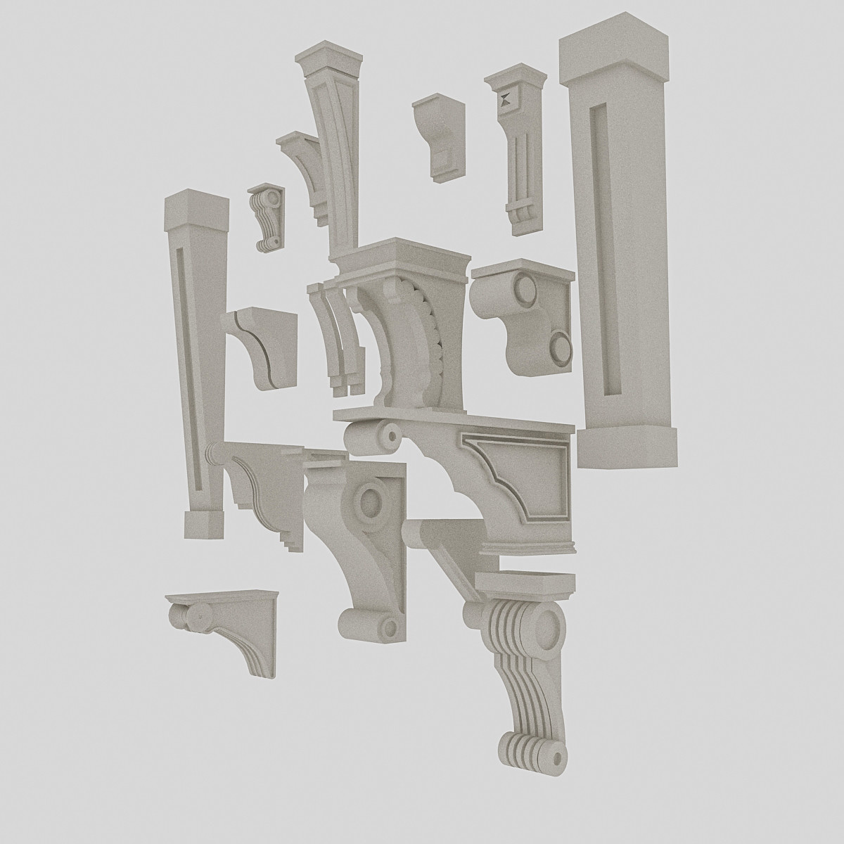 ArtStation - 3D Molding Models | Resources