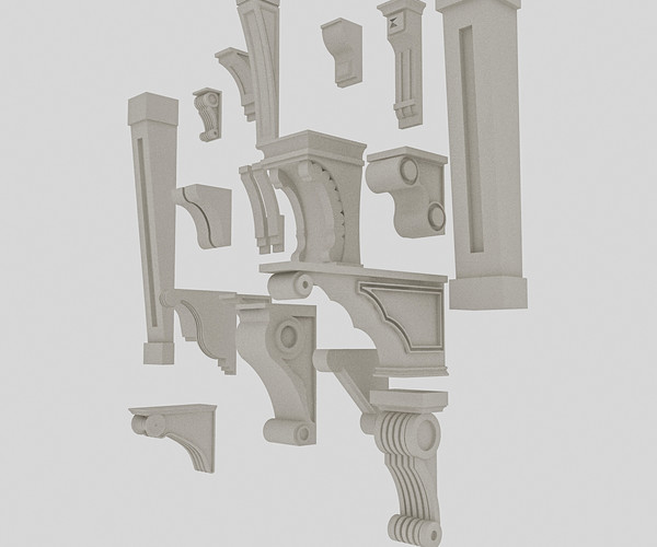 ArtStation - 3D Molding Models | Resources