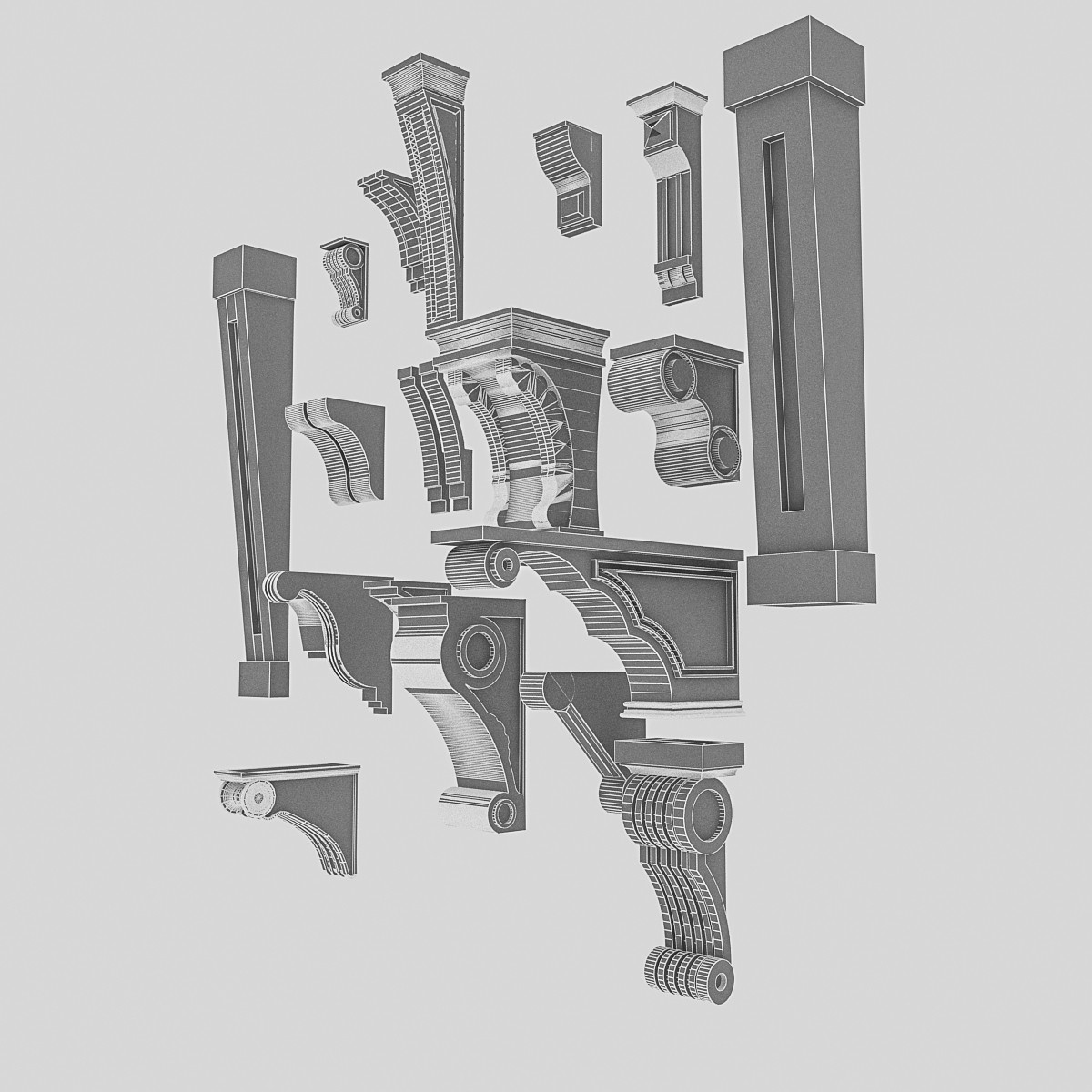 ArtStation - 3D Molding Models | Resources