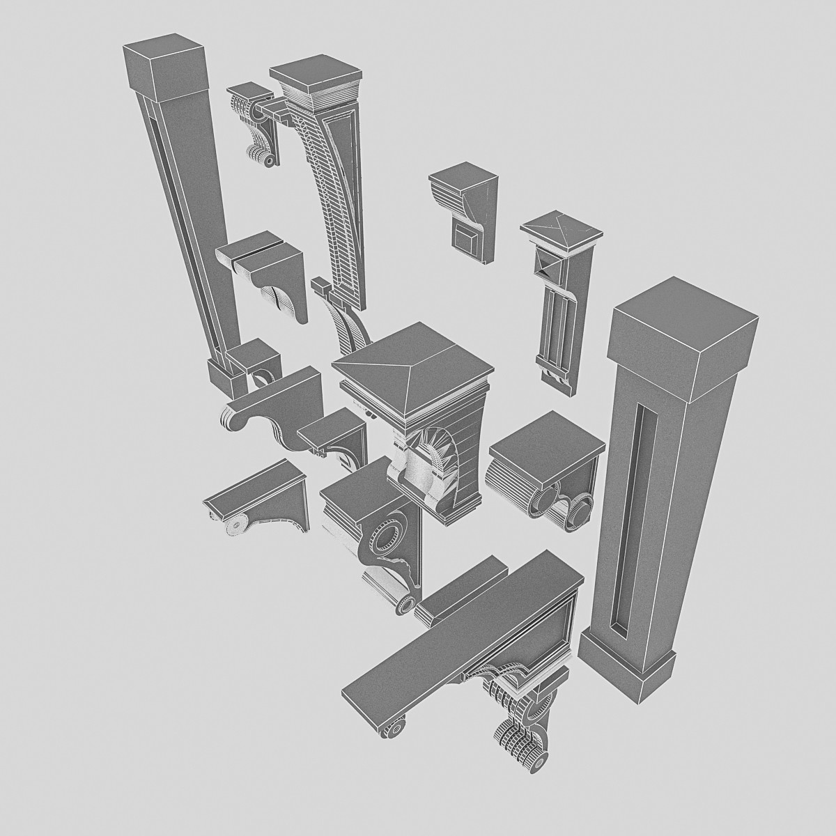 ArtStation - 3D Molding Models | Resources