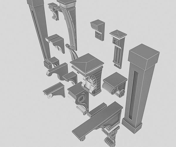 ArtStation - 3D Molding Models | Resources