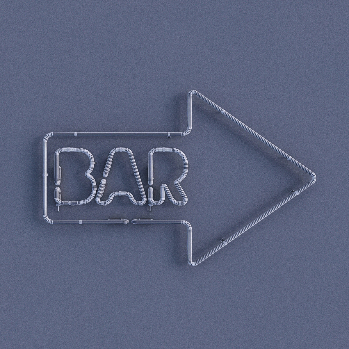 ArtStation - Neon Bar Sign | Game Assets