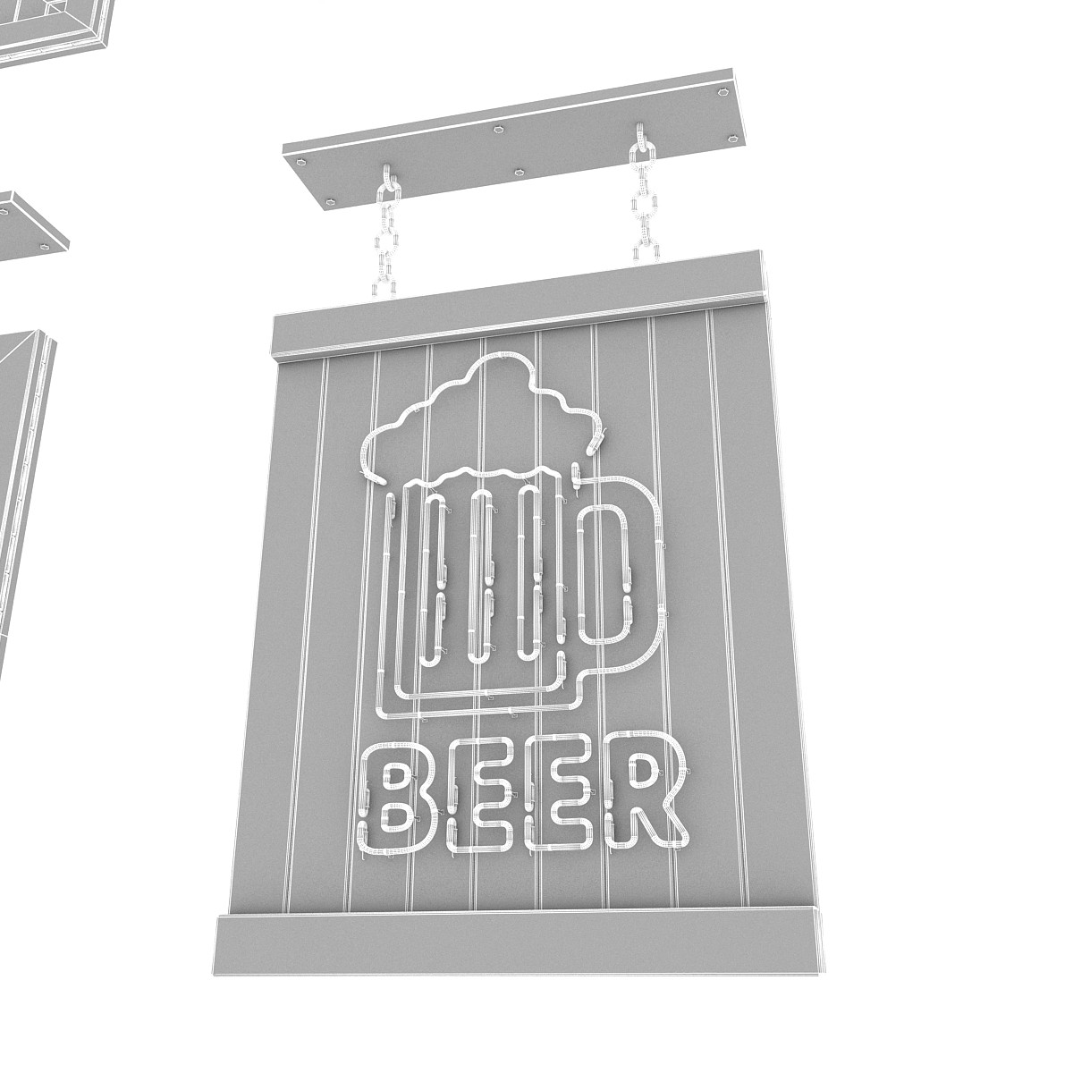 ArtStation - Beer Sign | Game Assets