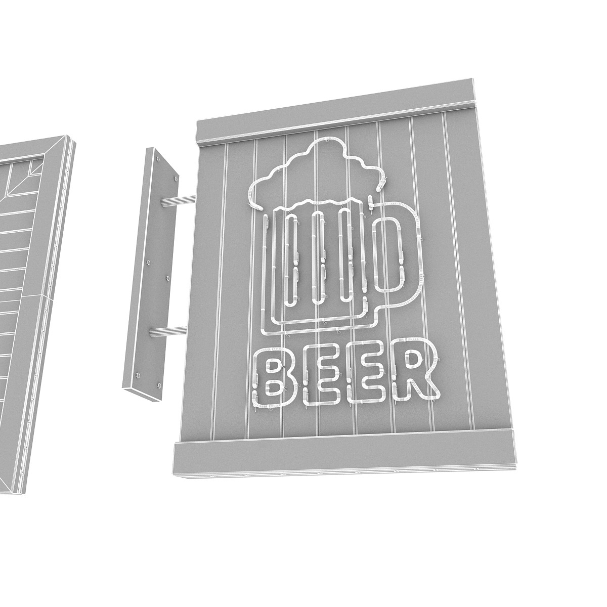 ArtStation - Beer Sign | Game Assets