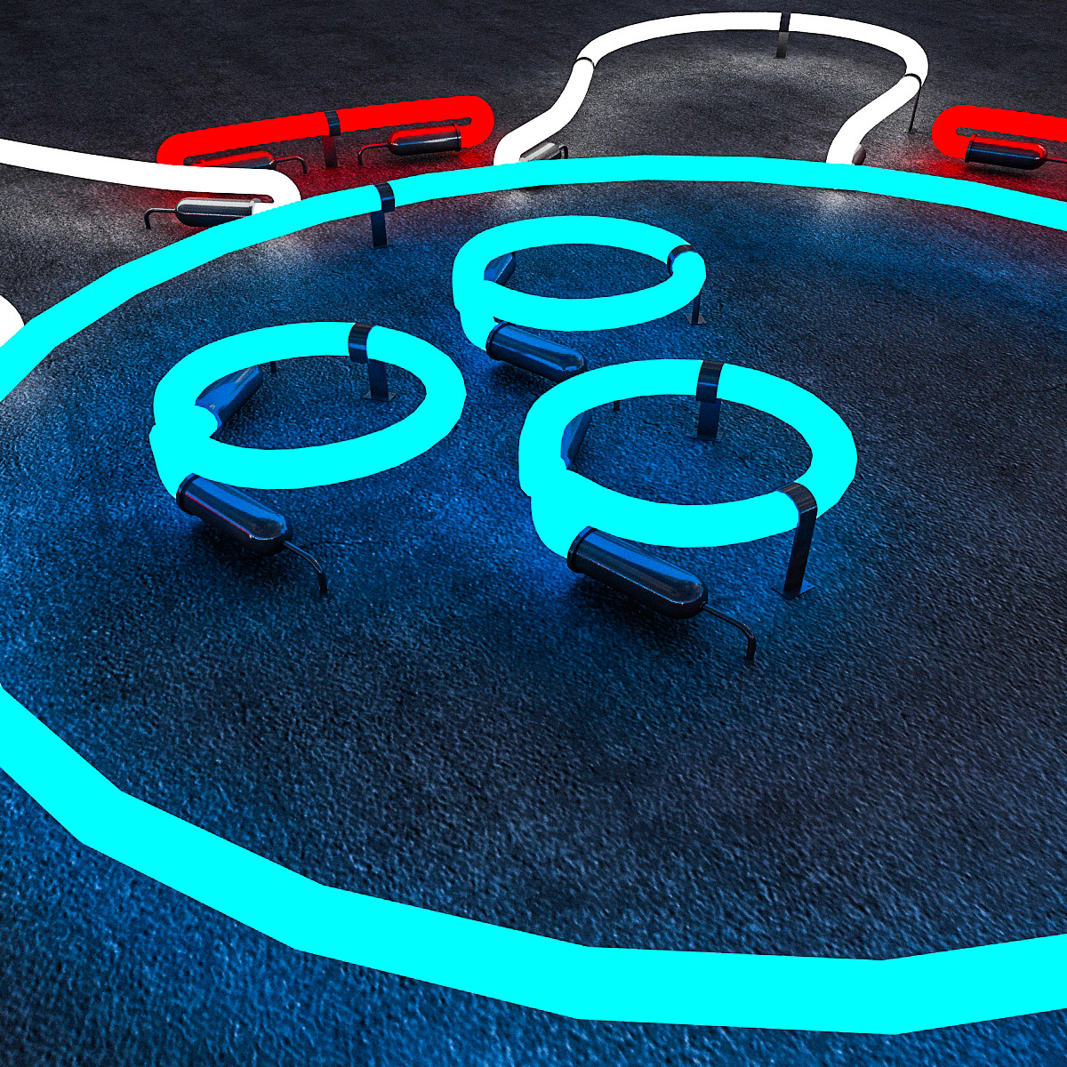 ArtStation - Neon Bowling Sign | Game Assets