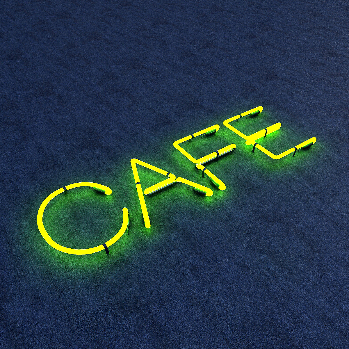 ArtStation - Cafe Neon Sign | Game Assets