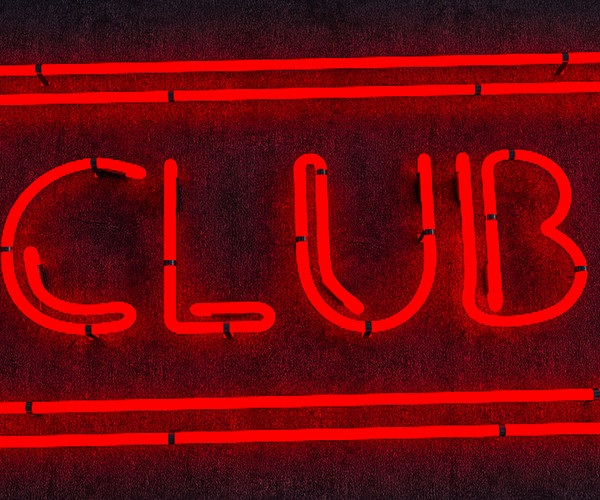 ArtStation - Club Neon Sign | Game Assets