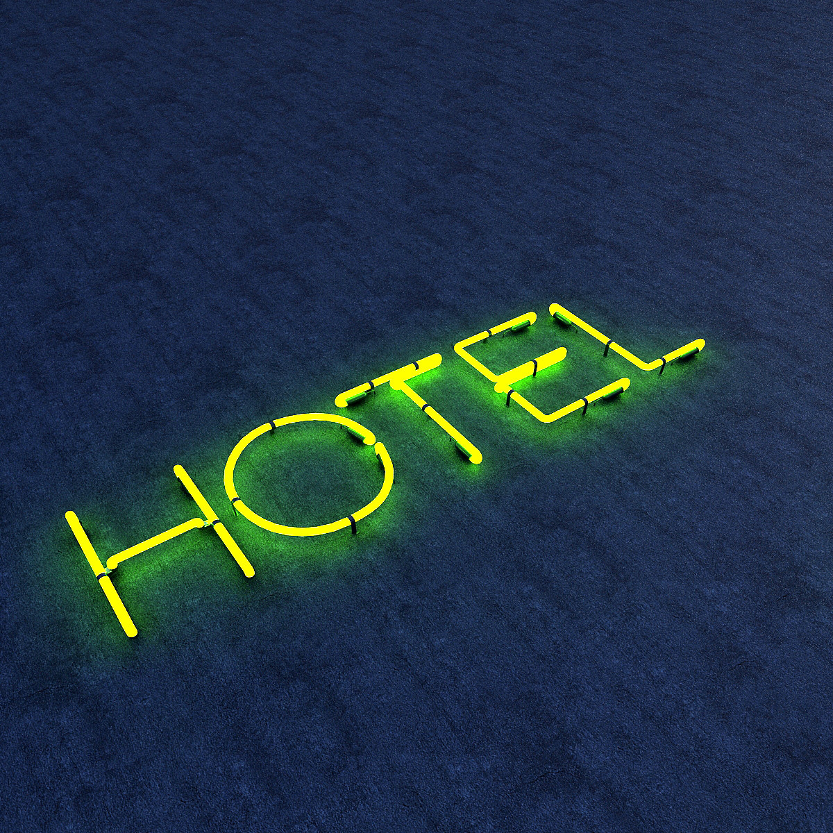 ArtStation - Hotel Neon Sign | Resources