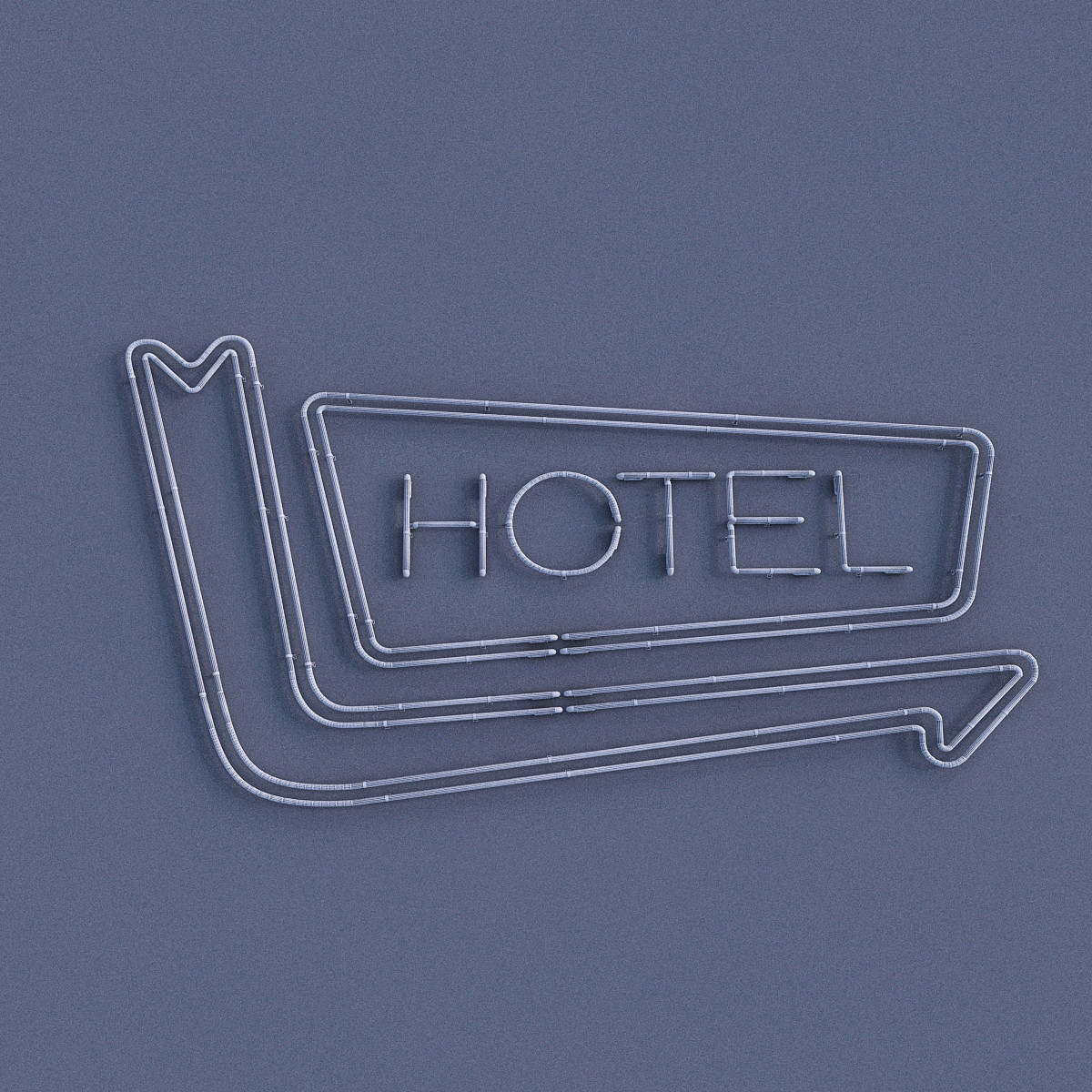ArtStation - Hotel Neon Sign | Resources