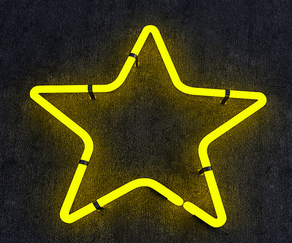 ArtStation - Star Neon Sign | Resources