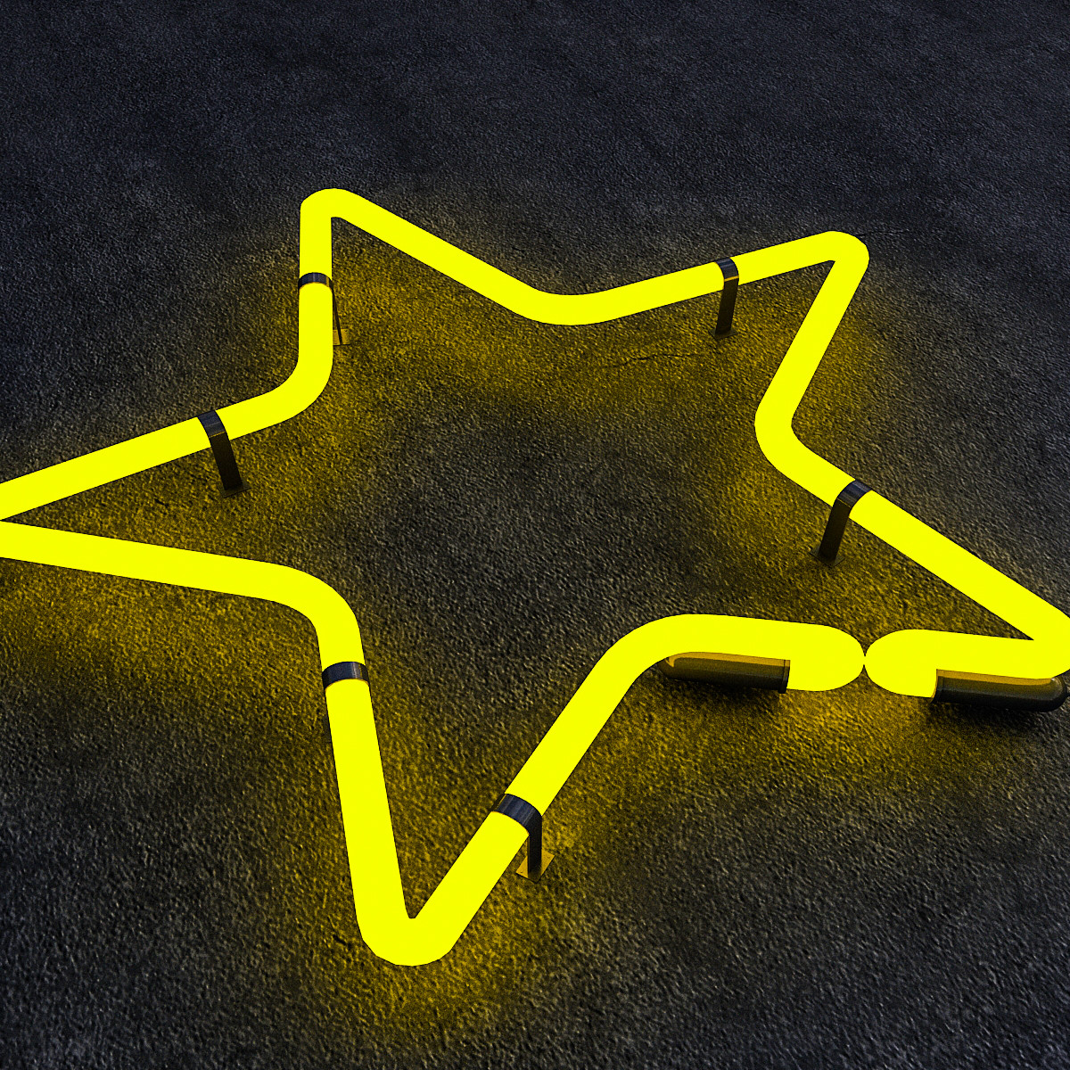 ArtStation - Star Neon Sign | Resources