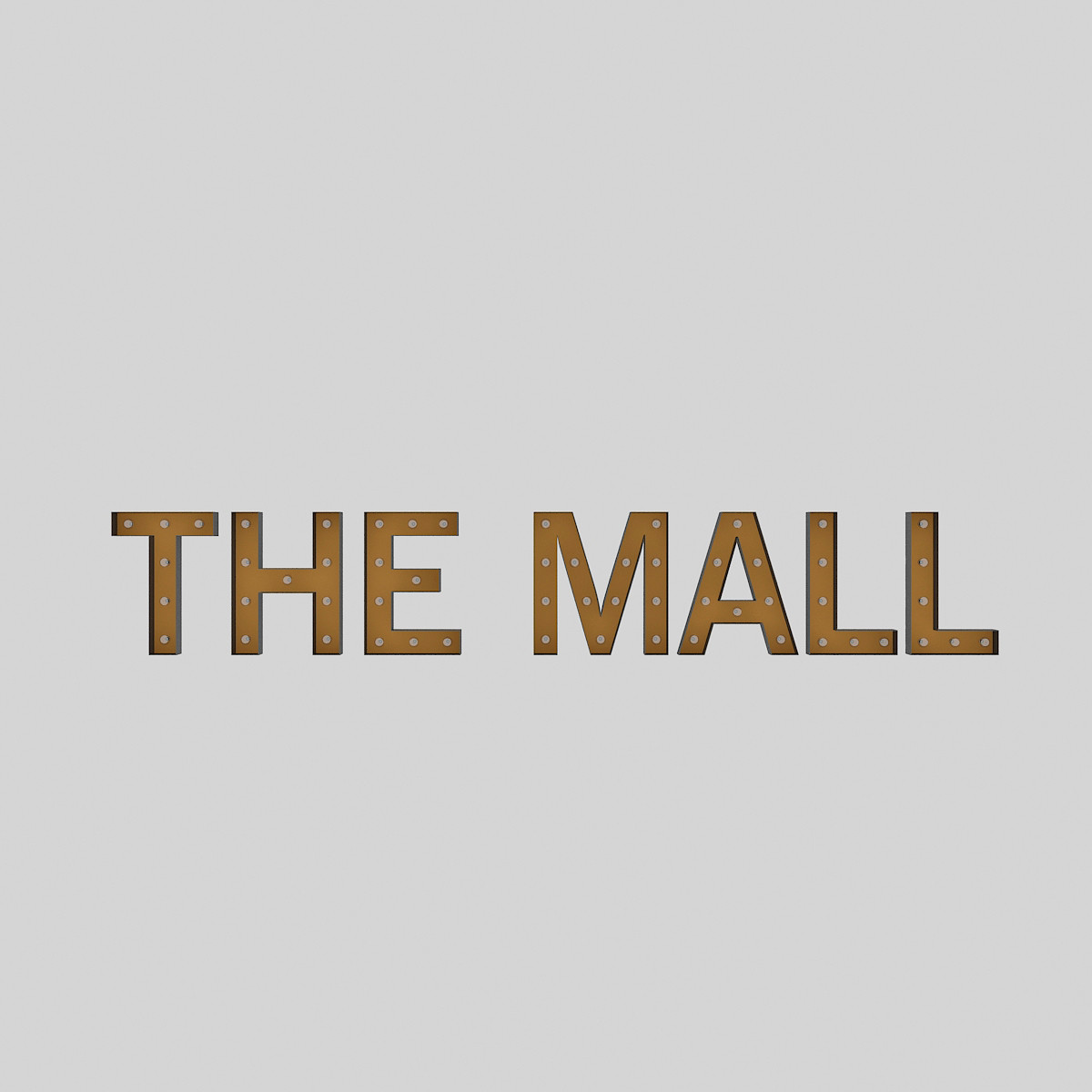 ArtStation - The Mall Sign With Bulb | Resources