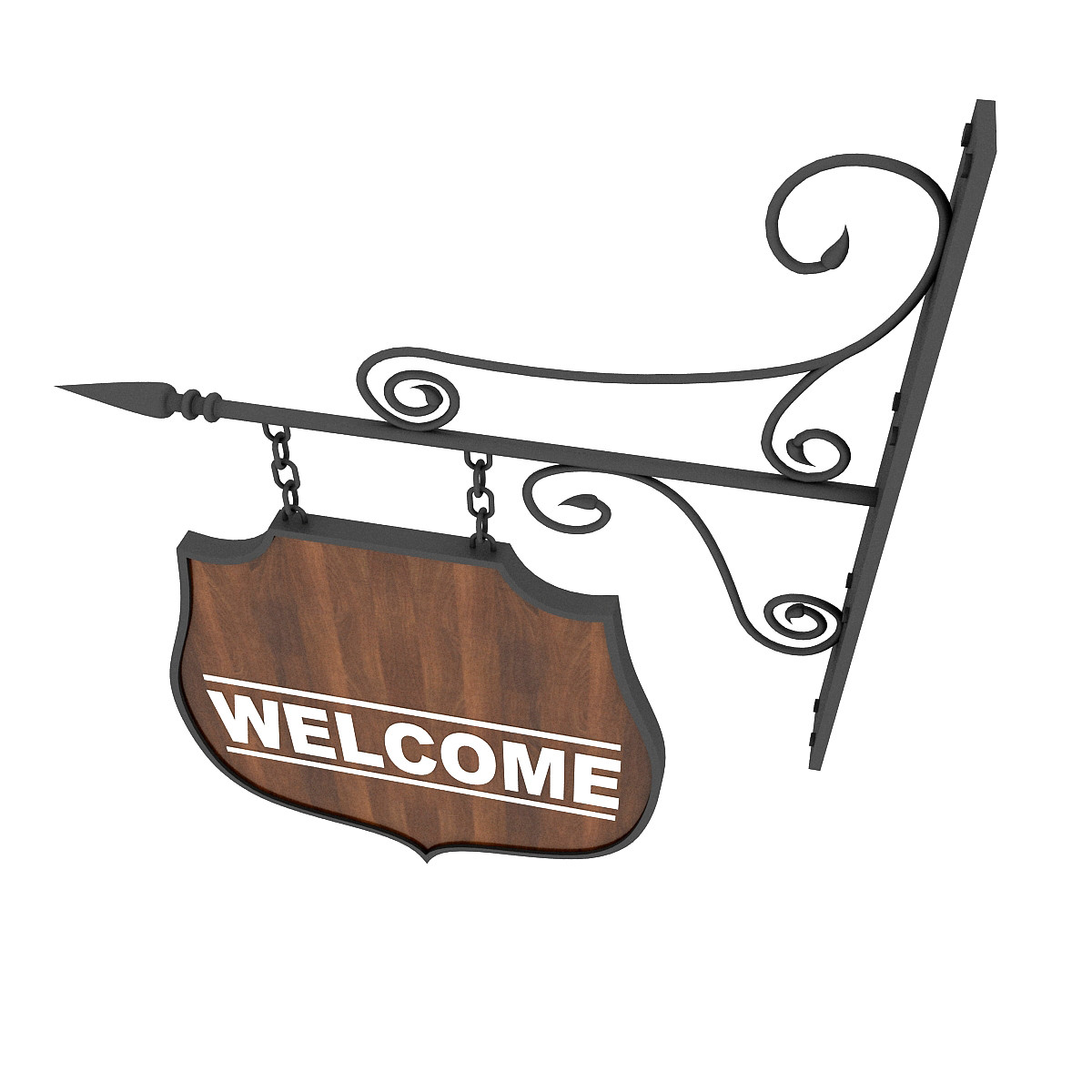 ArtStation - Welcome Sign | Game Assets