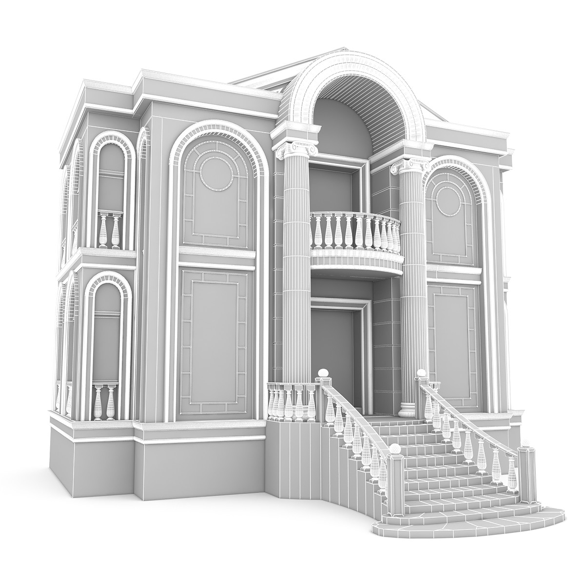 ArtStation - Classical Building 03 | Game Assets