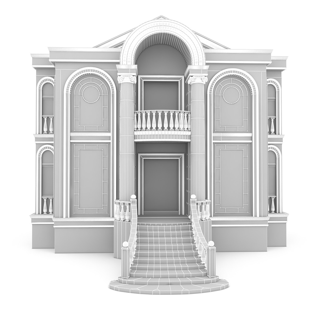 ArtStation - Classical Building 03 | Game Assets