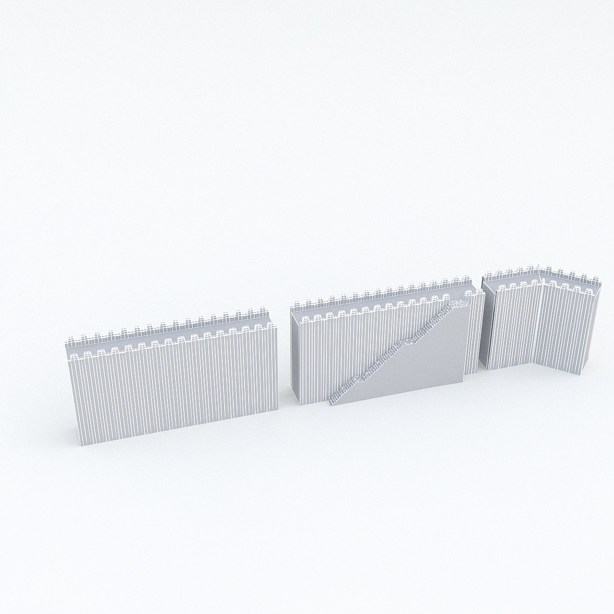 ArtStation - Modular Old Castle Wall | Game Assets