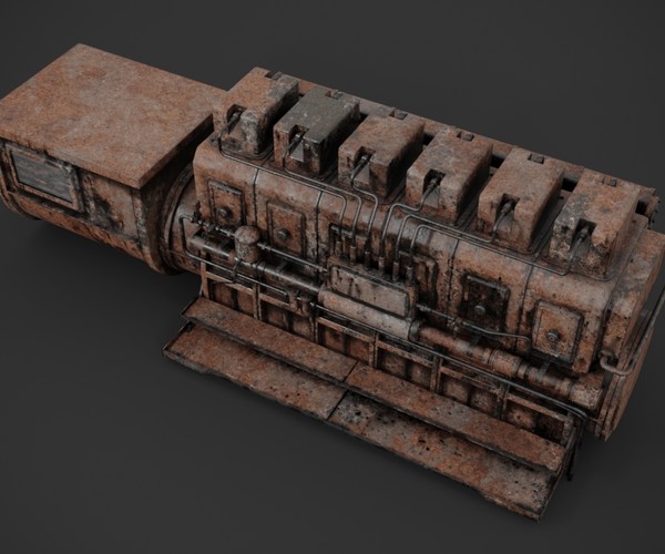 ArtStation - Industrial diesel-generator | Resources