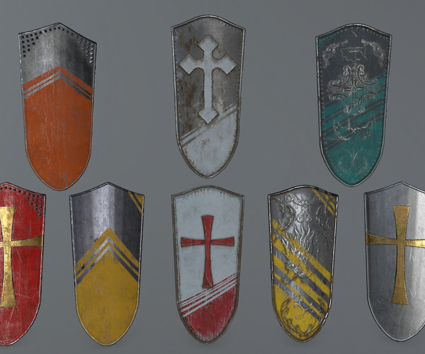 ArtStation - shield set | Game Assets