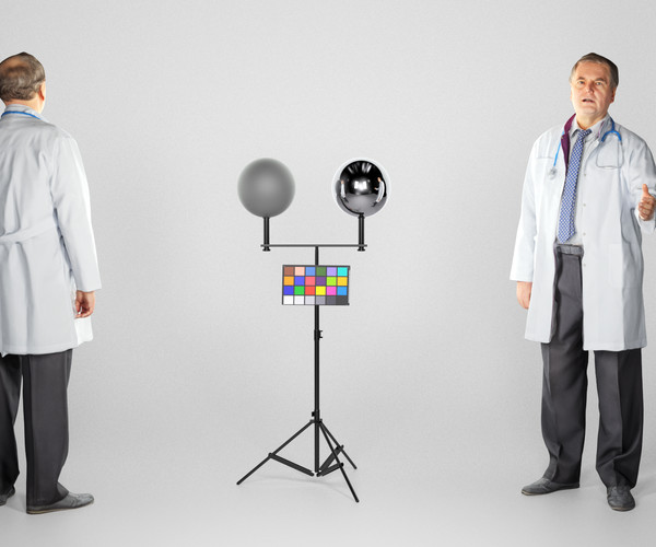 ArtStation - Medical doctor male is shaking hand 140 | Game Assets