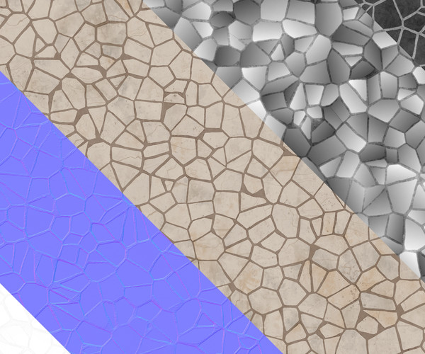 ArtStation - Procedural Marble Floor | Game Assets