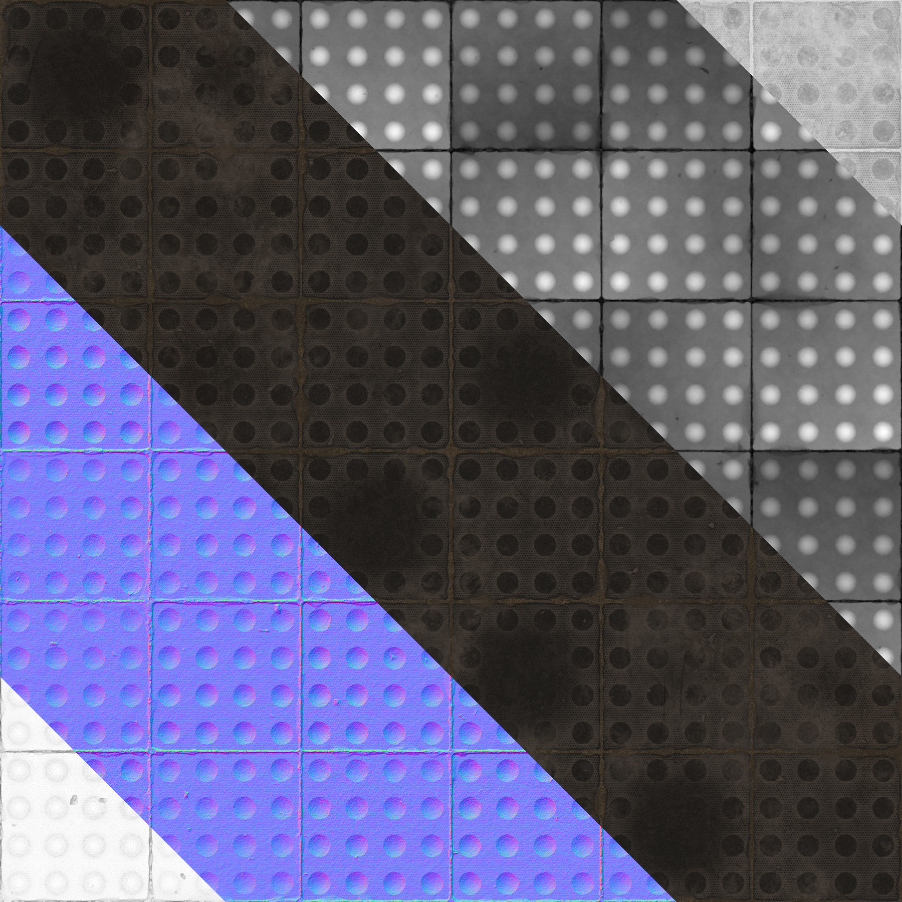 ArtStation - Procedural Plastic Tactile Tile | Game Assets