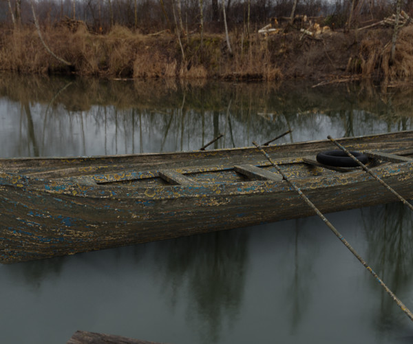 ArtStation - Old Row Boat-Game Ready | Resources