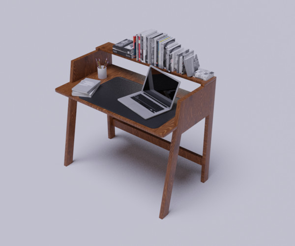 ArtStation - Desk 3d-Model with decoration | Resources