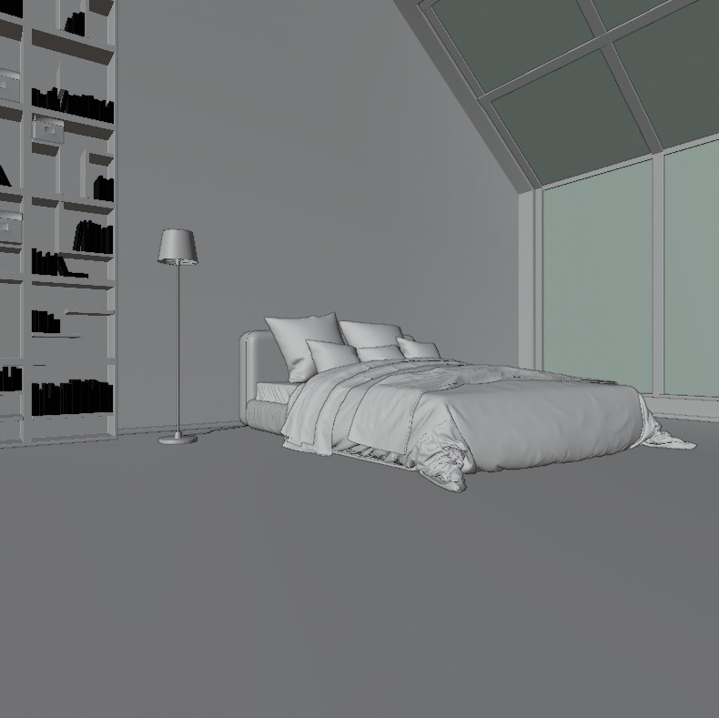 ArtStation - Modern Bedroom Scene | Resources
