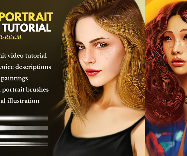 ArtStation - Two - Portrait video tutorial bundle | Tutorials