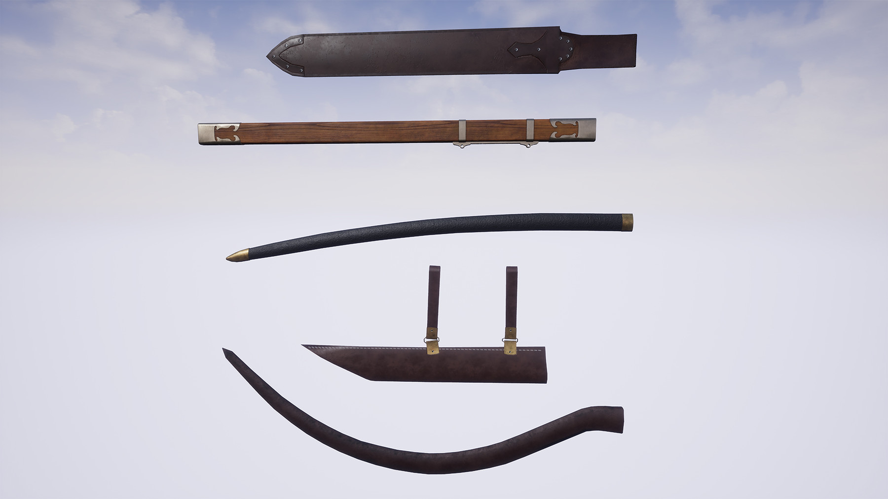 ArtStation - [UE4/UE5] Weapons Series - Swords 2 - Mini Pack | Game Assets