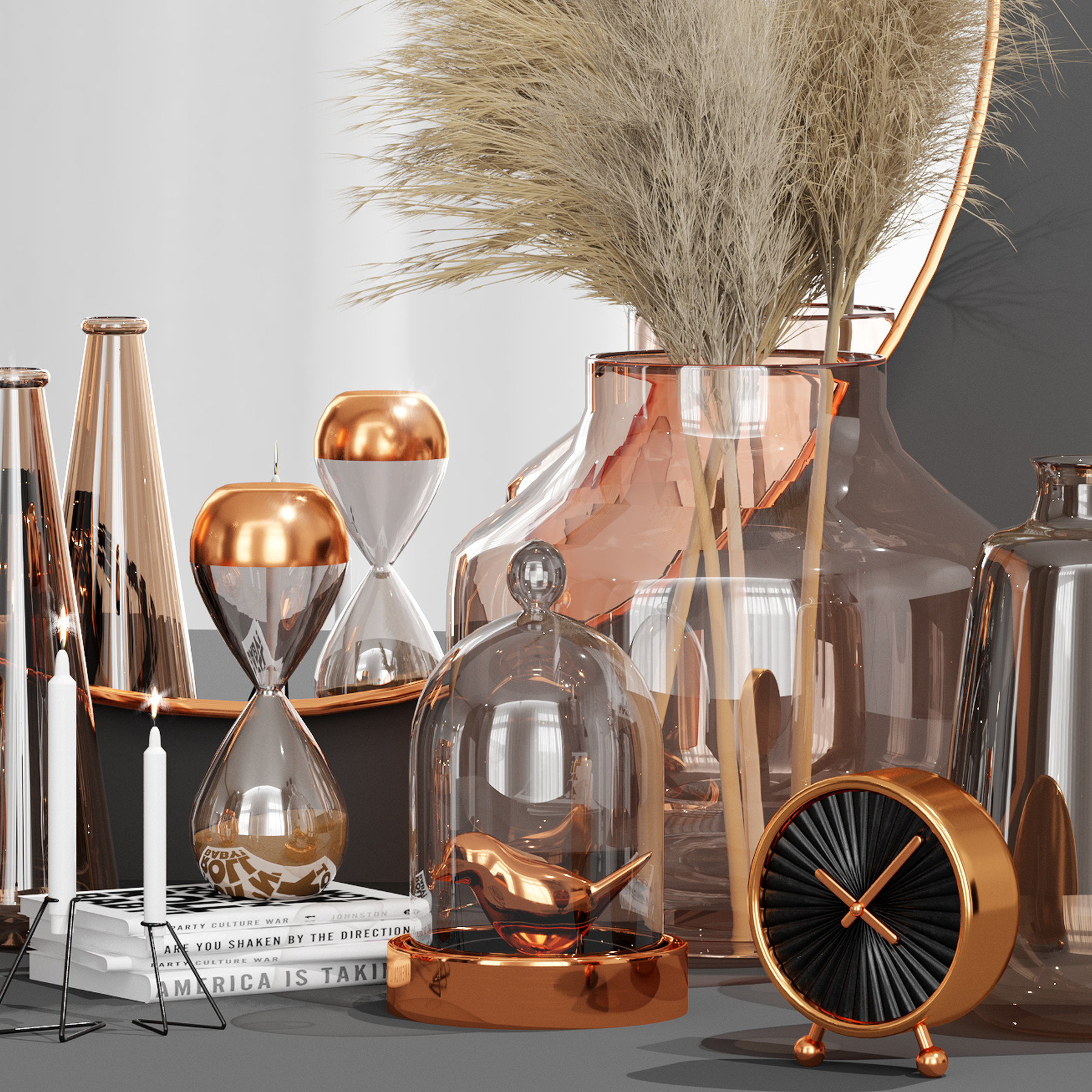 ArtStation - decorative_set_with_mirror | Resources